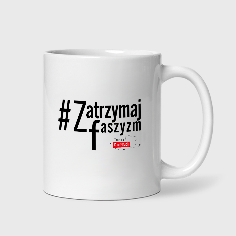 Kubek Tour de Konstytucja Zatrzymaj faszyzm (nowość!) (330 ml ...